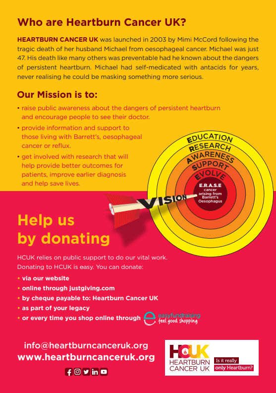 Oesophageal Cancer Stages - Heartburn Cancer UK